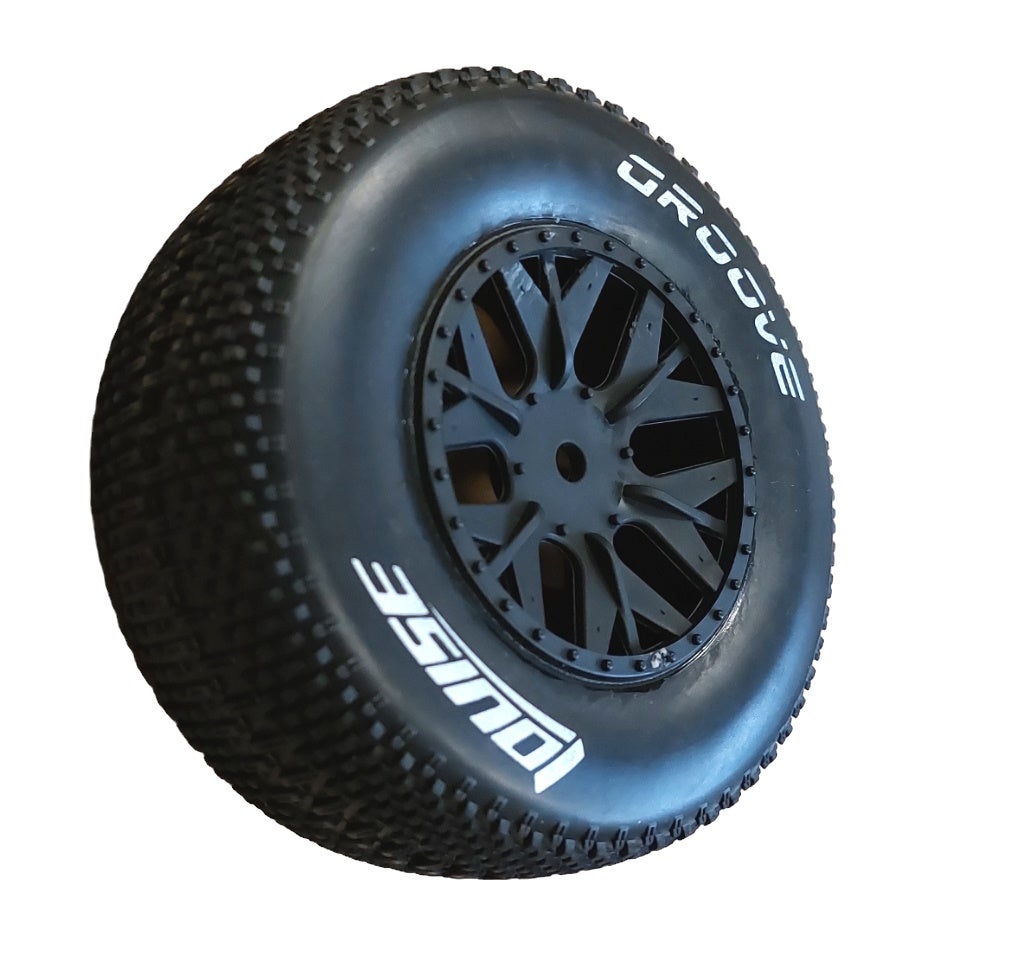 Louise RC - Groove SC Tyre With Black Rim For Asso SC10 4x4 - Mounted ...